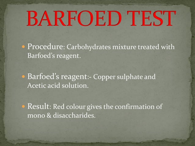 Test for carbohydrates, qualitative test of carbohydrates ...