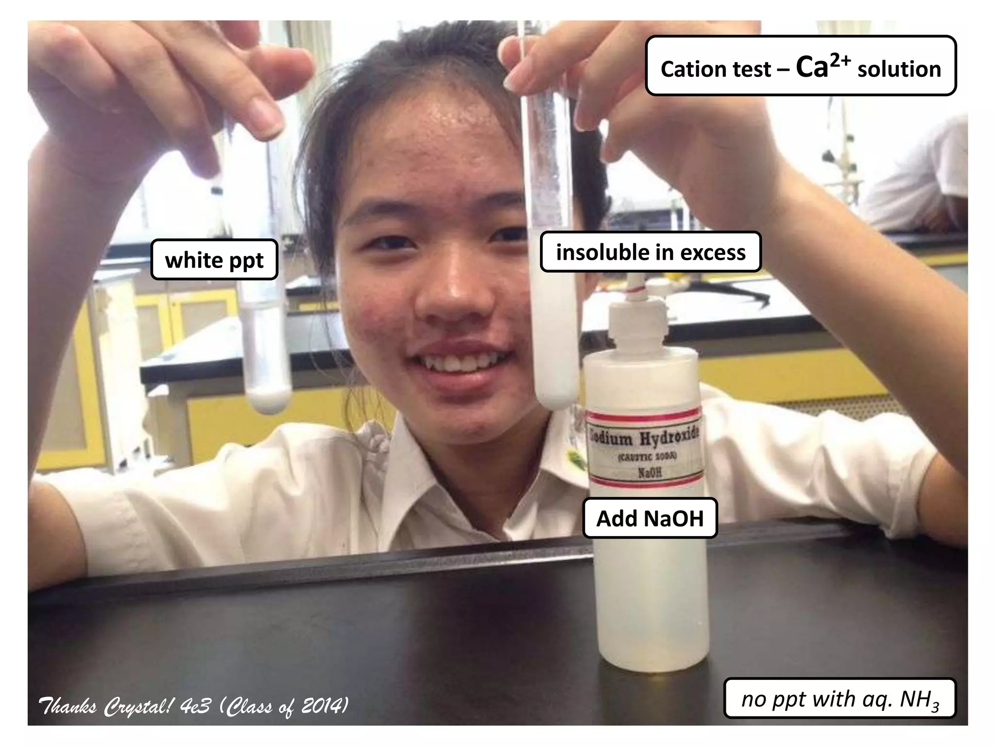 Test for Cations (QA) | PPTX