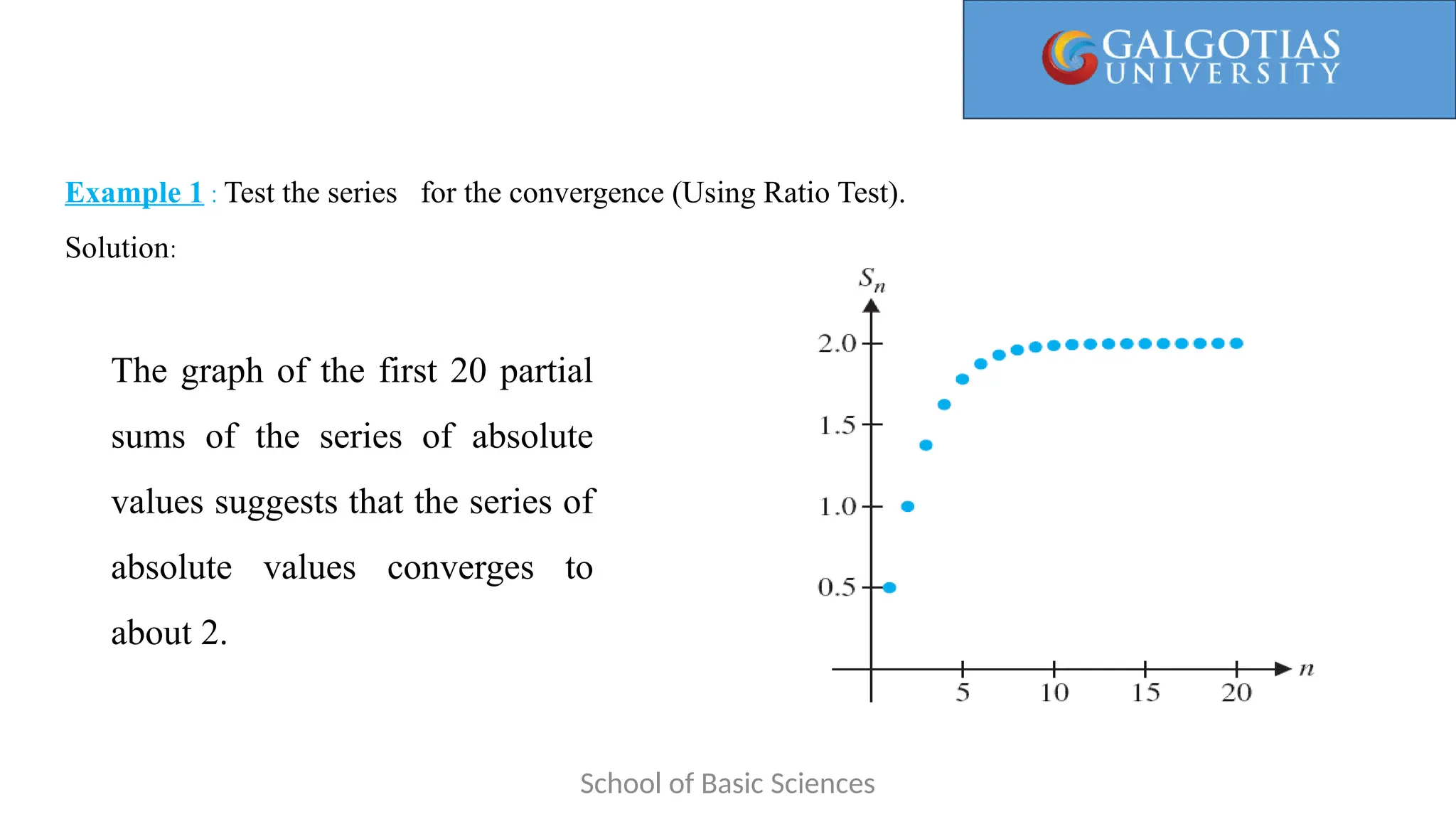 Test for Convergence for matrics and mathss | PPTX