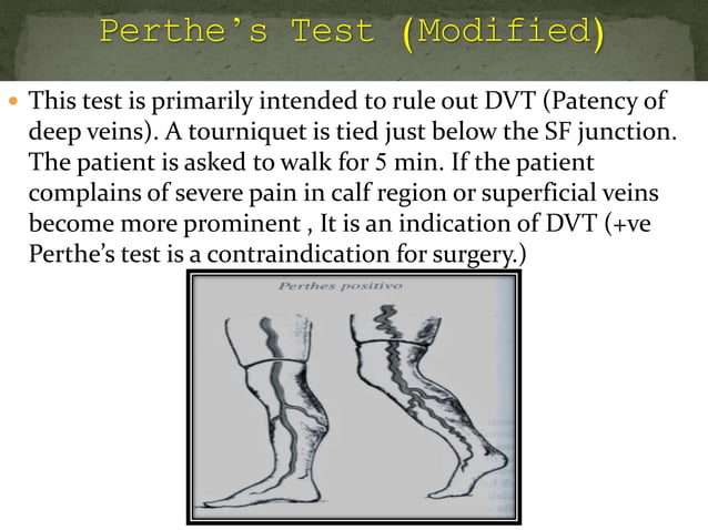 Test for peripheral arterial and venous circulation | PPTX