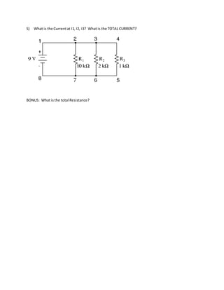 Test for practice electricity | DOCX