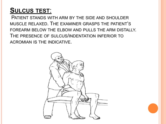Tests for shoulder joint | PPTX | Death, Injury, or Military Conflict ...