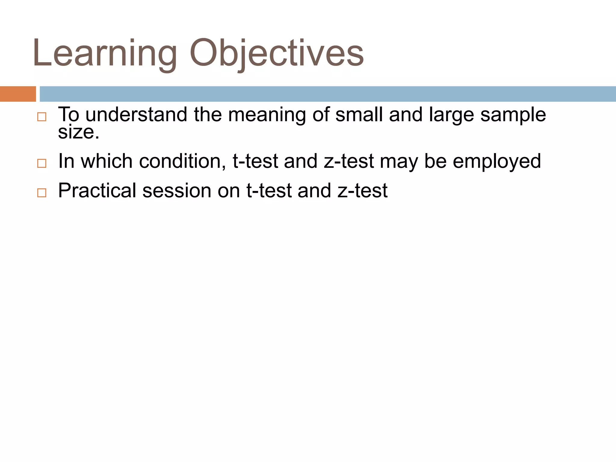Test for Small and Large sample size (1).pptx