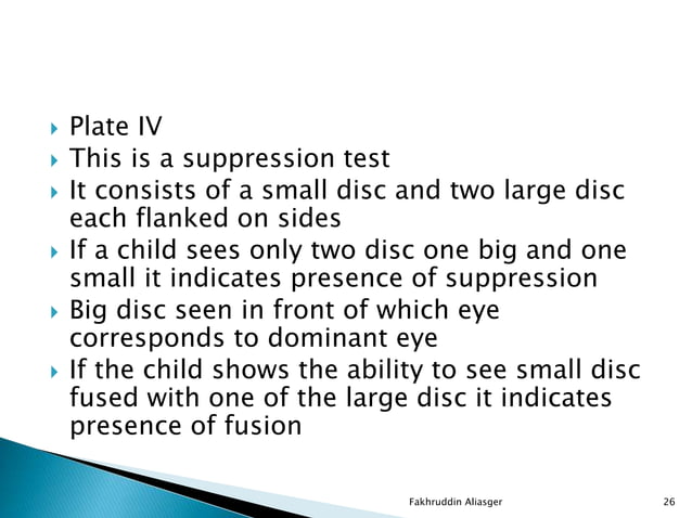 Test for stereopsis | PPTX | Eye and Vision Conditions | Diseases and ...