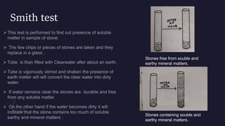 Test for stones | PPTX