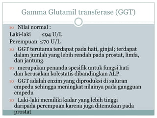 Test fungsi hati | PPTX