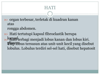 Test fungsi hati | PPTX