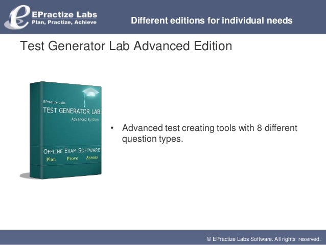 Test generator for teachers