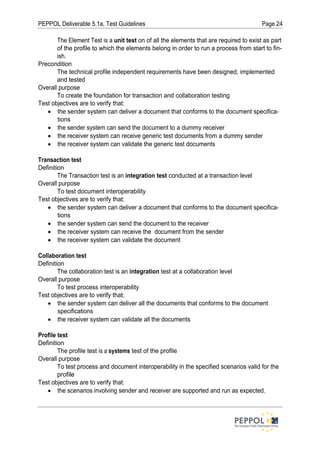 PEPPOL Test Guidelines | PDF
