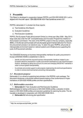 PEPPOL Test Guidelines | PDF