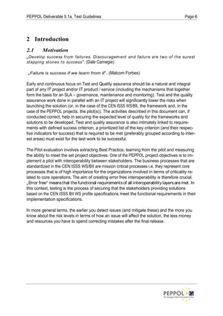 PEPPOL Test Guidelines | PDF
