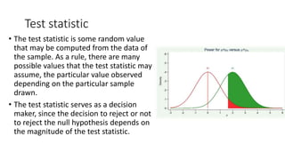 Test hypothesis & p-value | PPTX