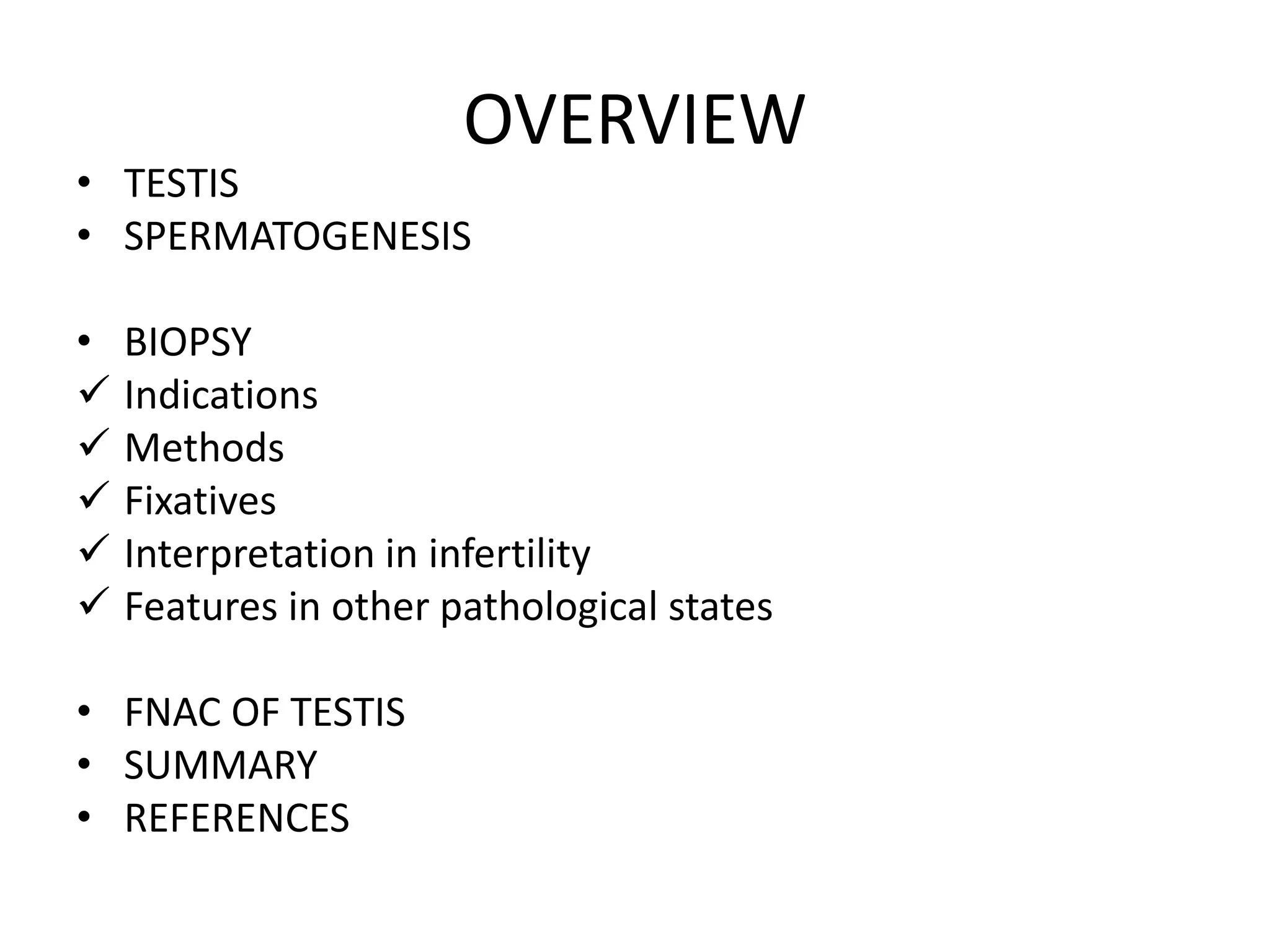 Testicular biopsy | PPTX