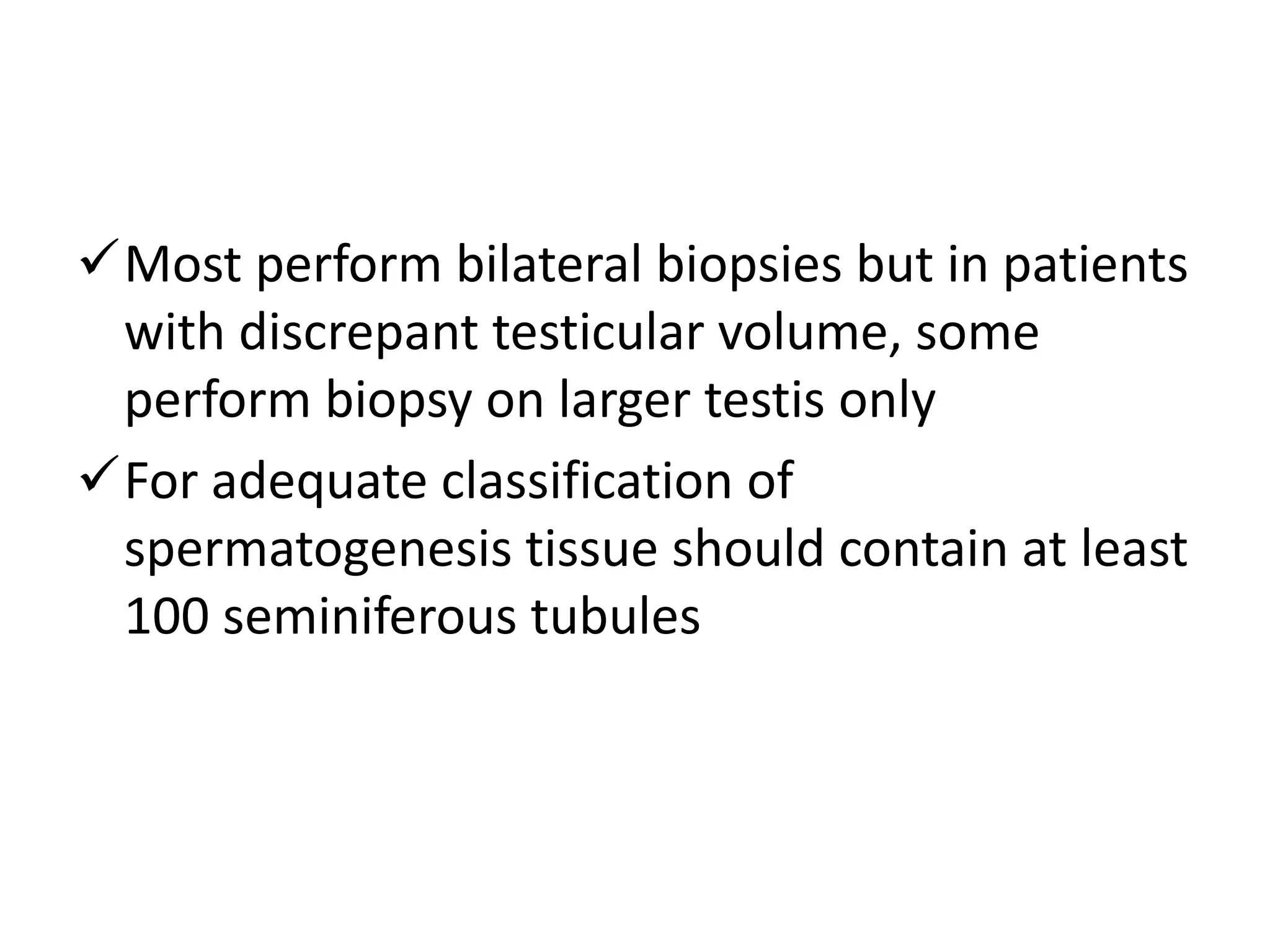 Testicular biopsy | PPTX