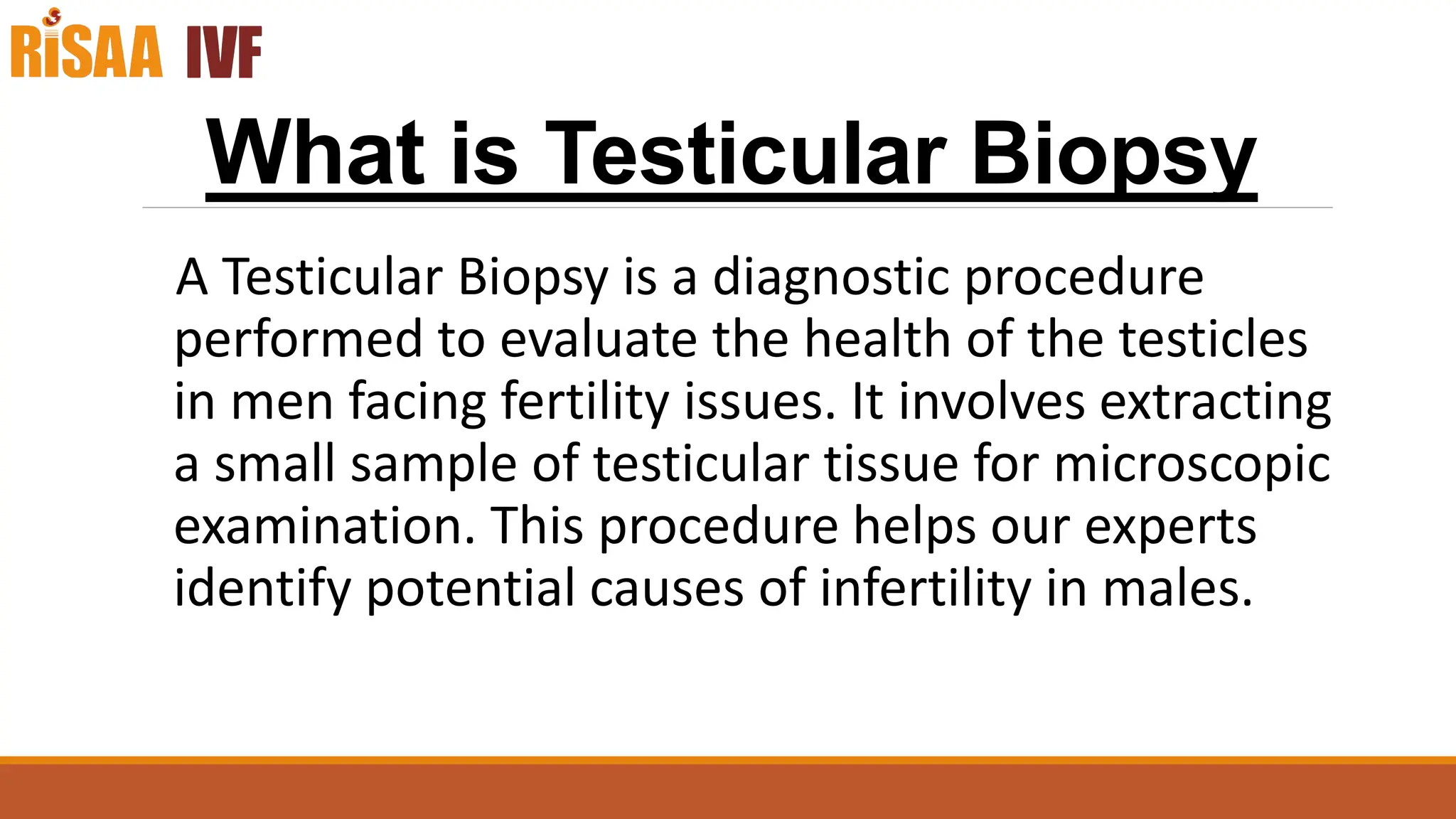 Testicular Biopsy Cost | PPTX