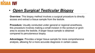 Testicular Biopsy Cost | PPTX
