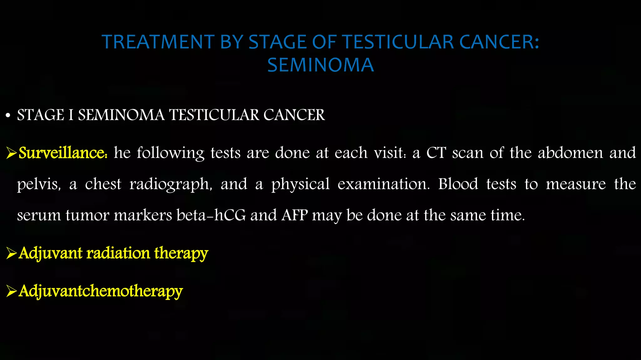 Testicular cancer | PPTX