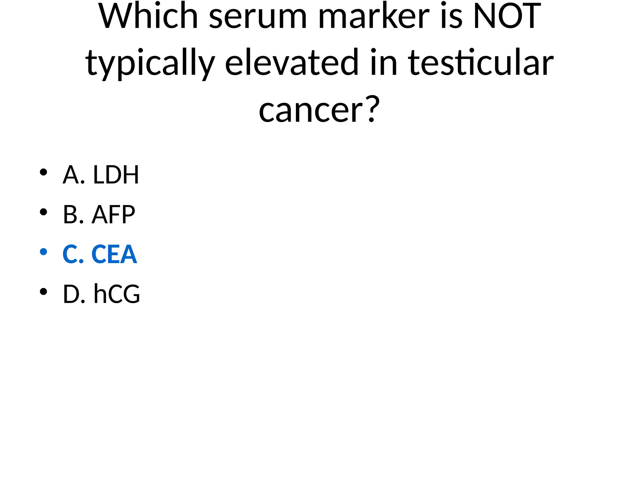 Testicular Cancer Question Mcqs 1 Pptx