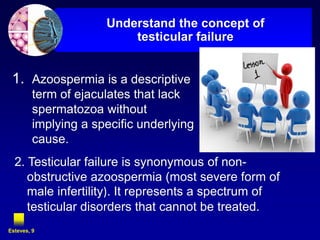 Testicular Failure and Male Infertility - New Insights and Evolution of ...
