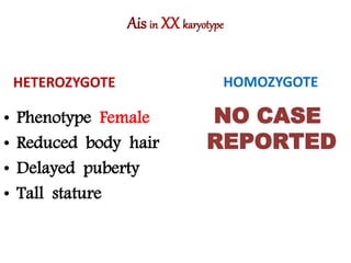Testicular feminization syndrome | PPTX