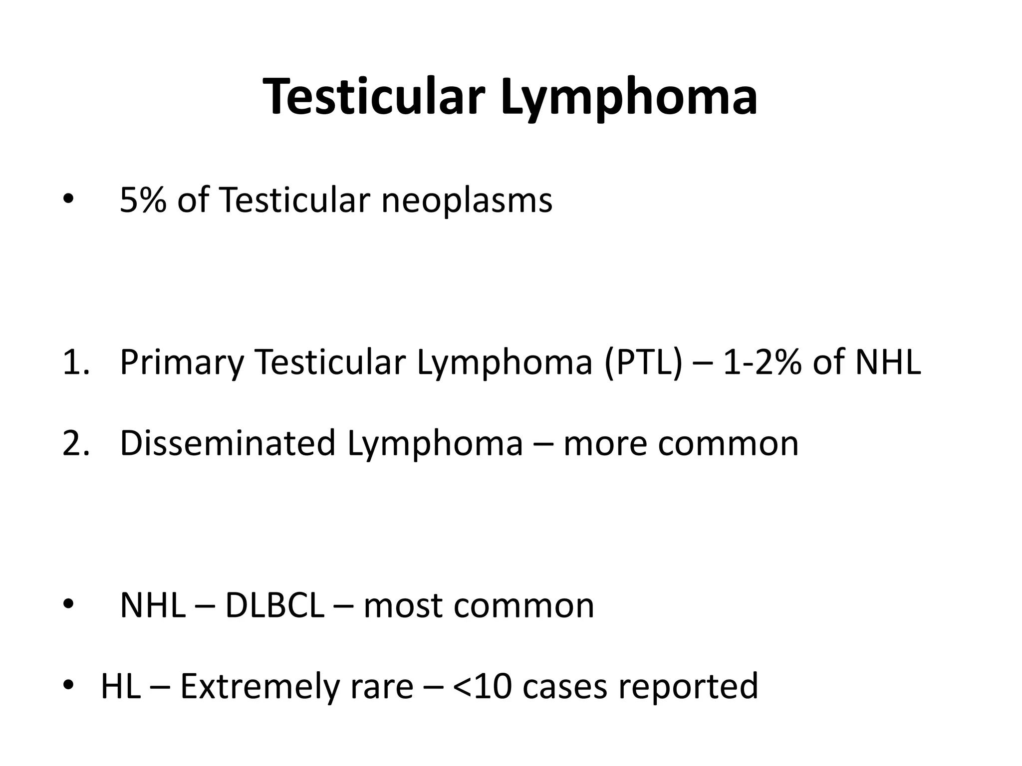 Testicular lymphoma | PPTX