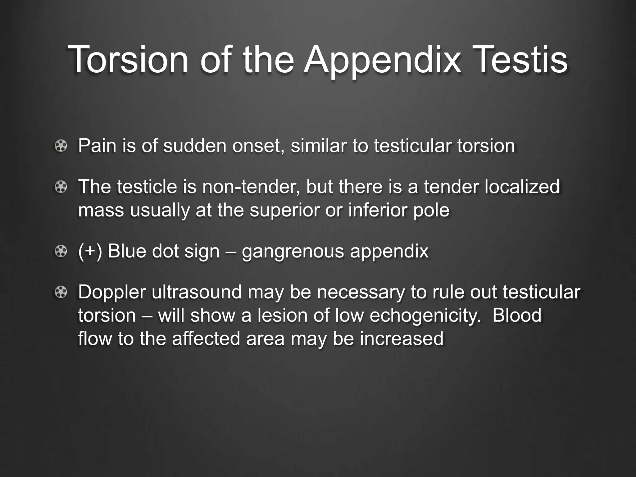 Testicular pain in emergency | PPTX