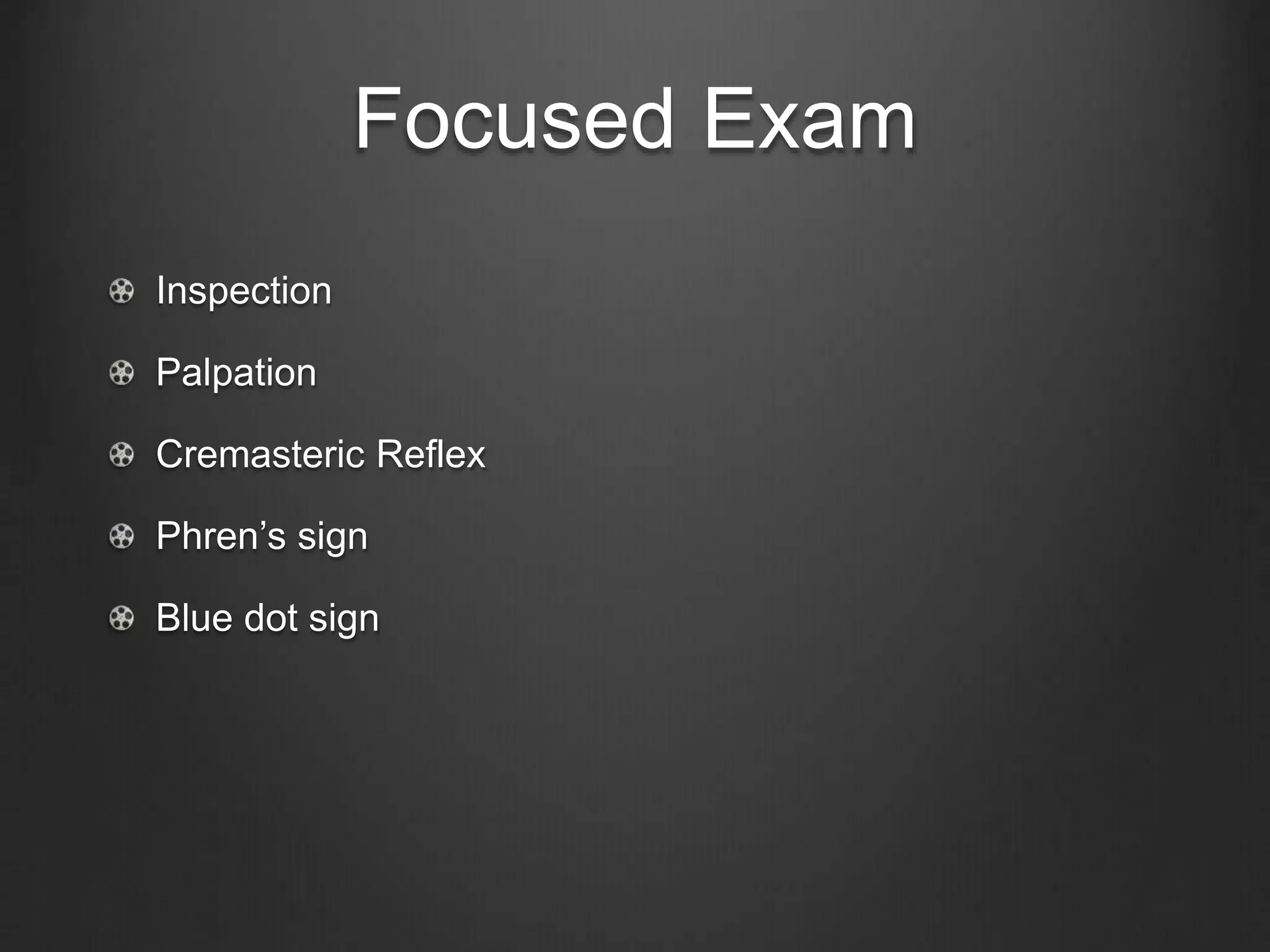 Testicular pain in emergency | PPTX