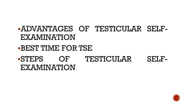 TESTICULAR SELF-EXAMINATION AND TESTICULAR CANCER.pdf | Reproductive ...