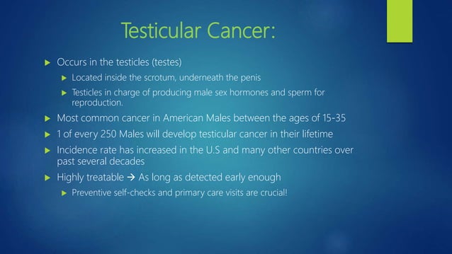 Testicular Self Exam Presentation Ppt