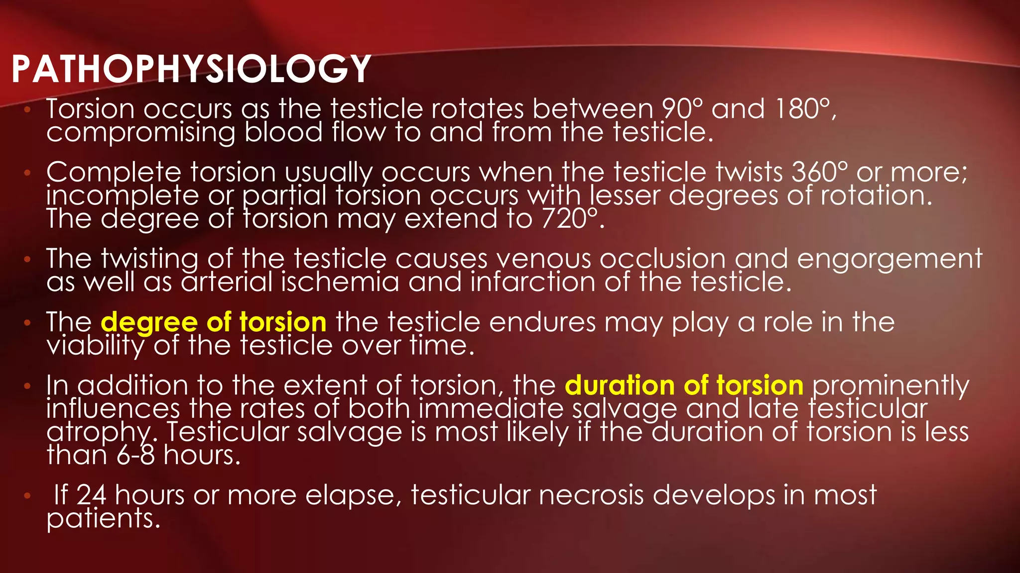 Testicular Torsion | PPTX