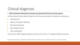 Testicular Torsion (Surgical emergency) .pptx