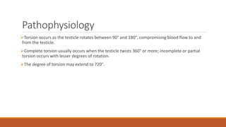 Testicular Torsion (Surgical emergency) .pptx