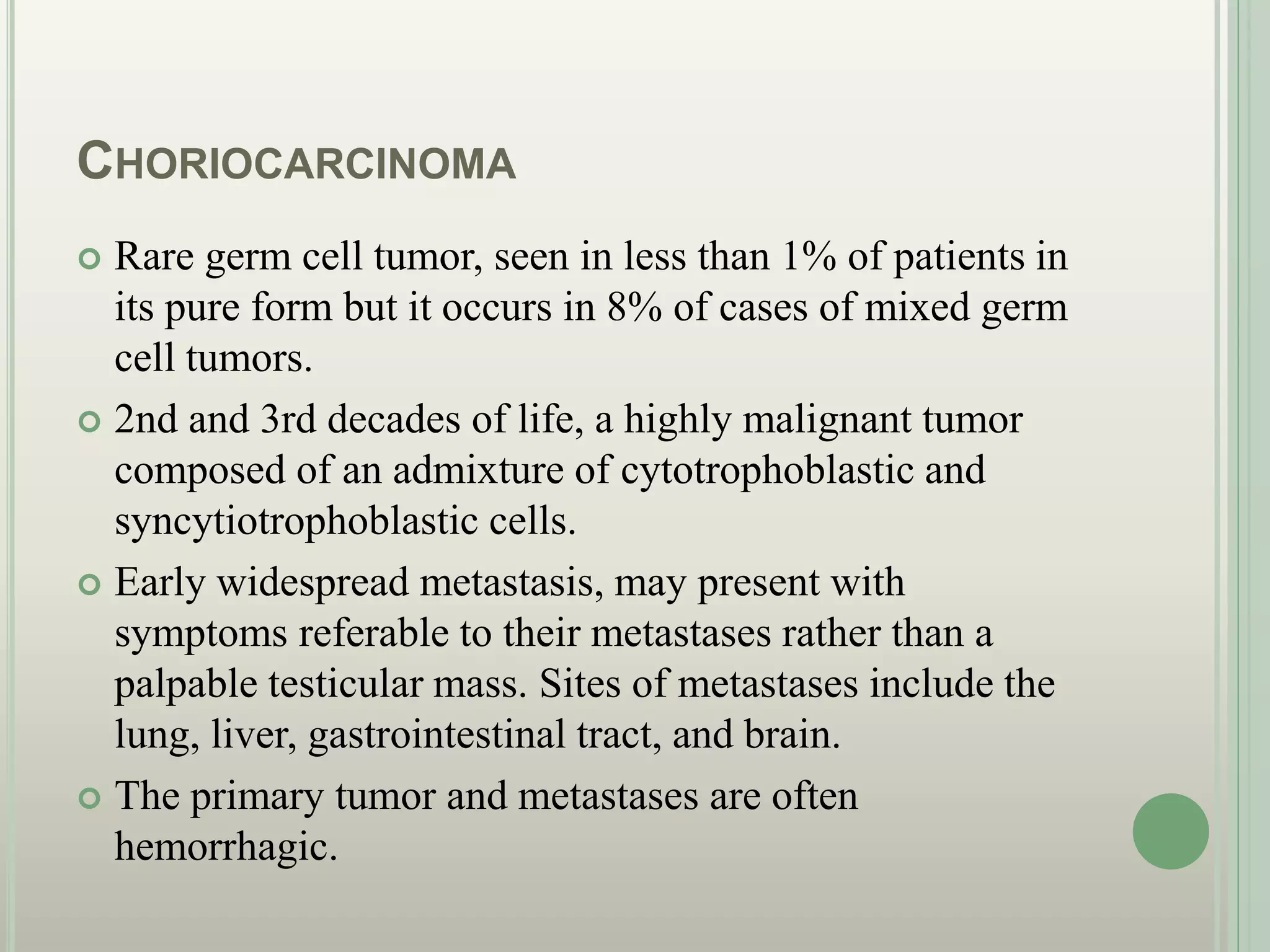 Testicular tumor imaging | PPTX