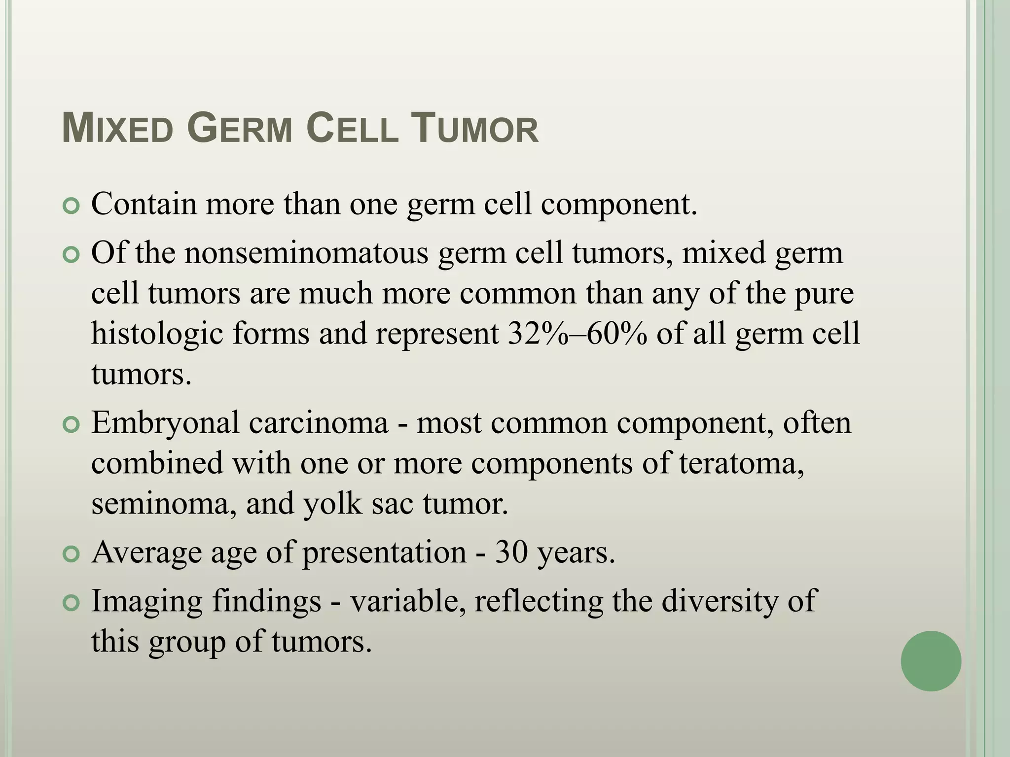 Testicular tumor imaging | PPTX