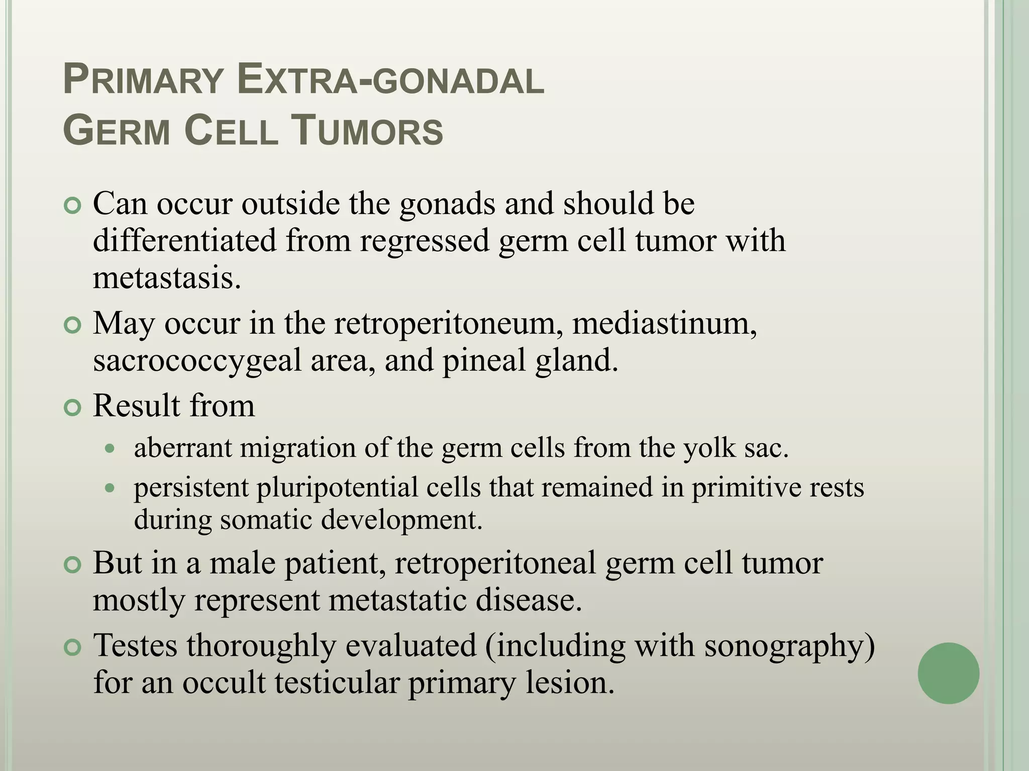 Testicular tumor imaging | PPTX