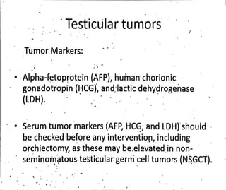 Benign Testicular Tumors - Surgical Aspect | PPT
