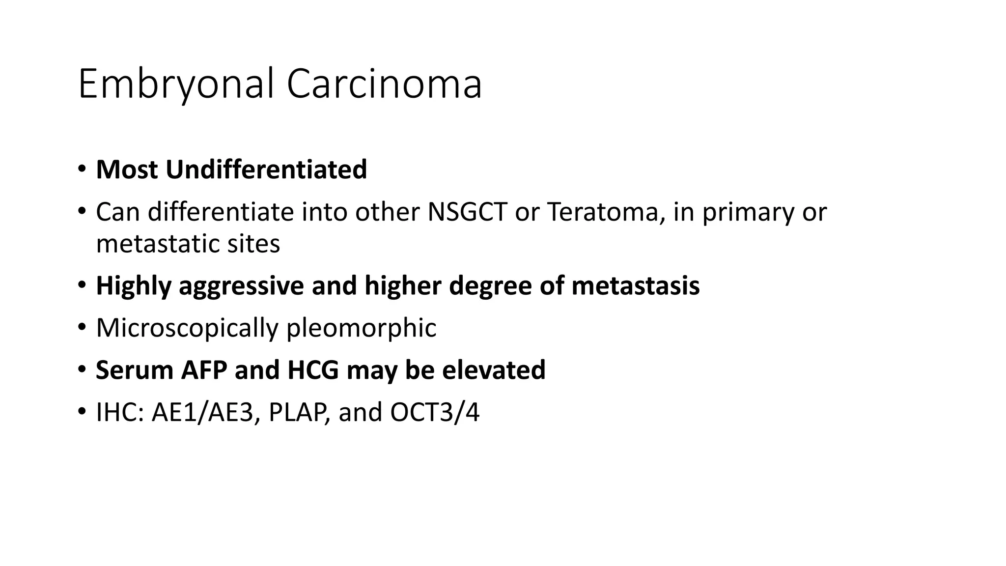 Testicular Tumors Etiopathogenesis Features And Treatment Ppt