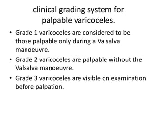 Varicocele Grade 1