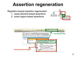 Leveraging Existing Tests in Automated Test Generation for Web ...