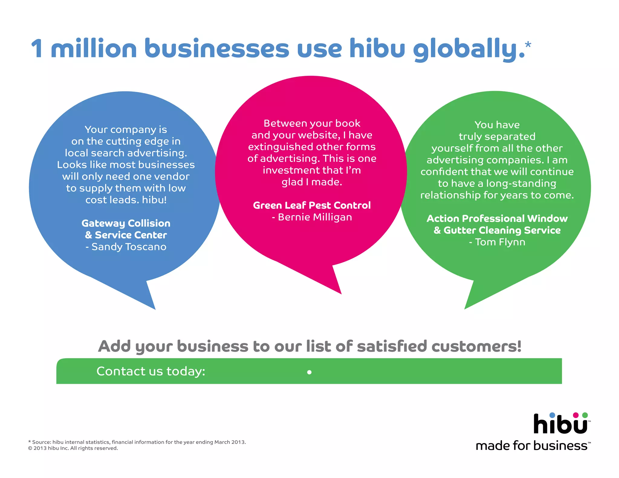 Testimonial Hibu Advantage | PDF