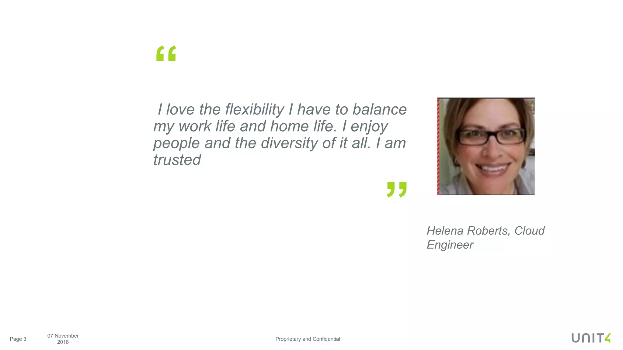 Testimonial example | PPTX