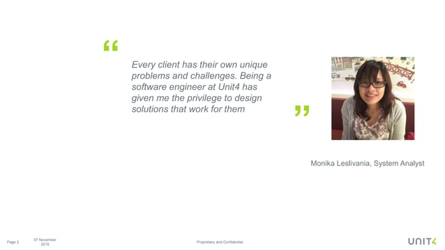 Testimonial example | PPTX