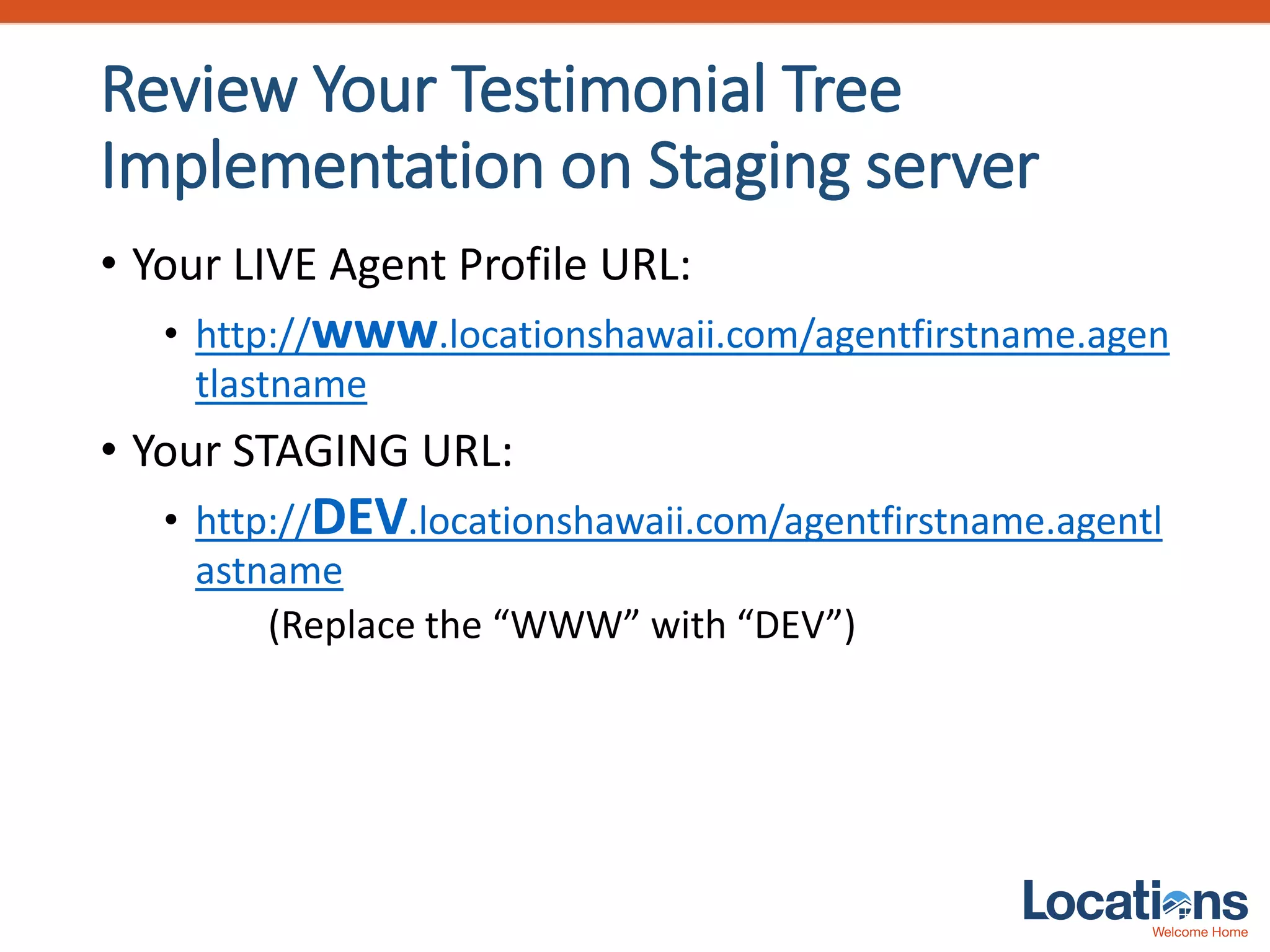 Testimonial tree | PPTX