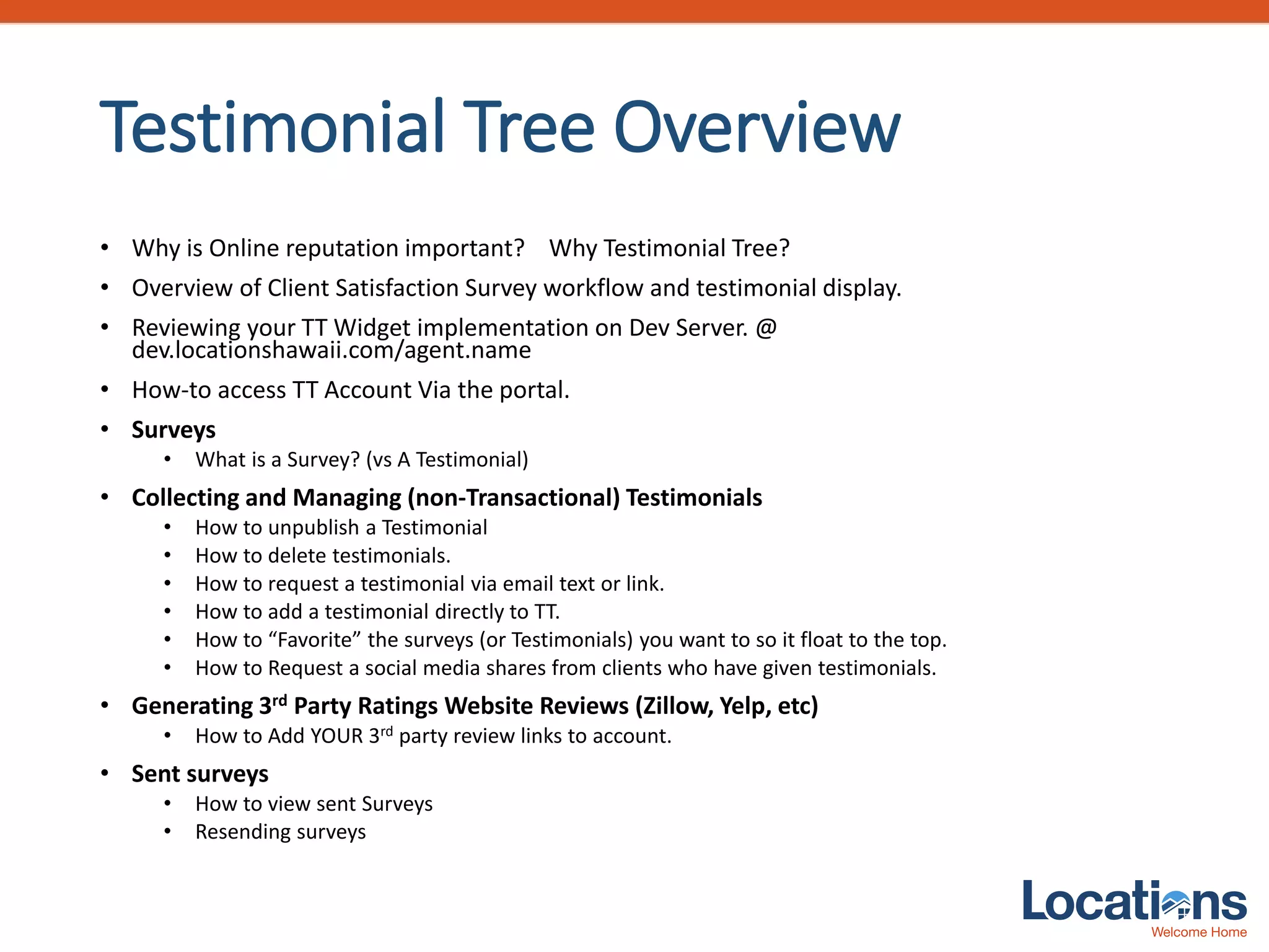 Testimonial tree | PPTX