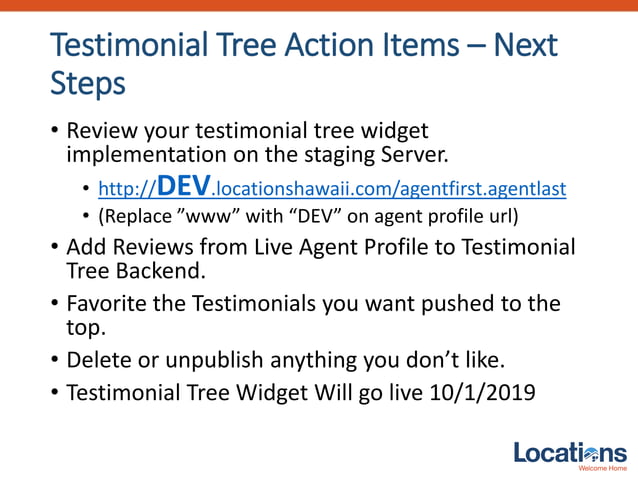 Testimonial tree | PPTX