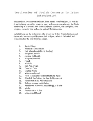 Testimonies of jewsish_converts | PDF