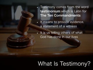 Testimony | PDF