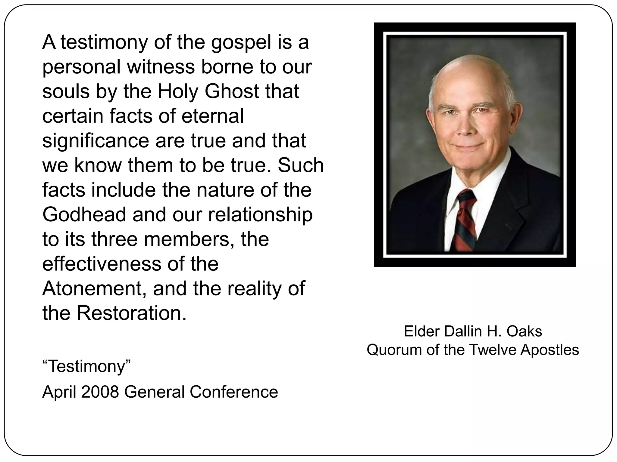 Testimony | PPTX