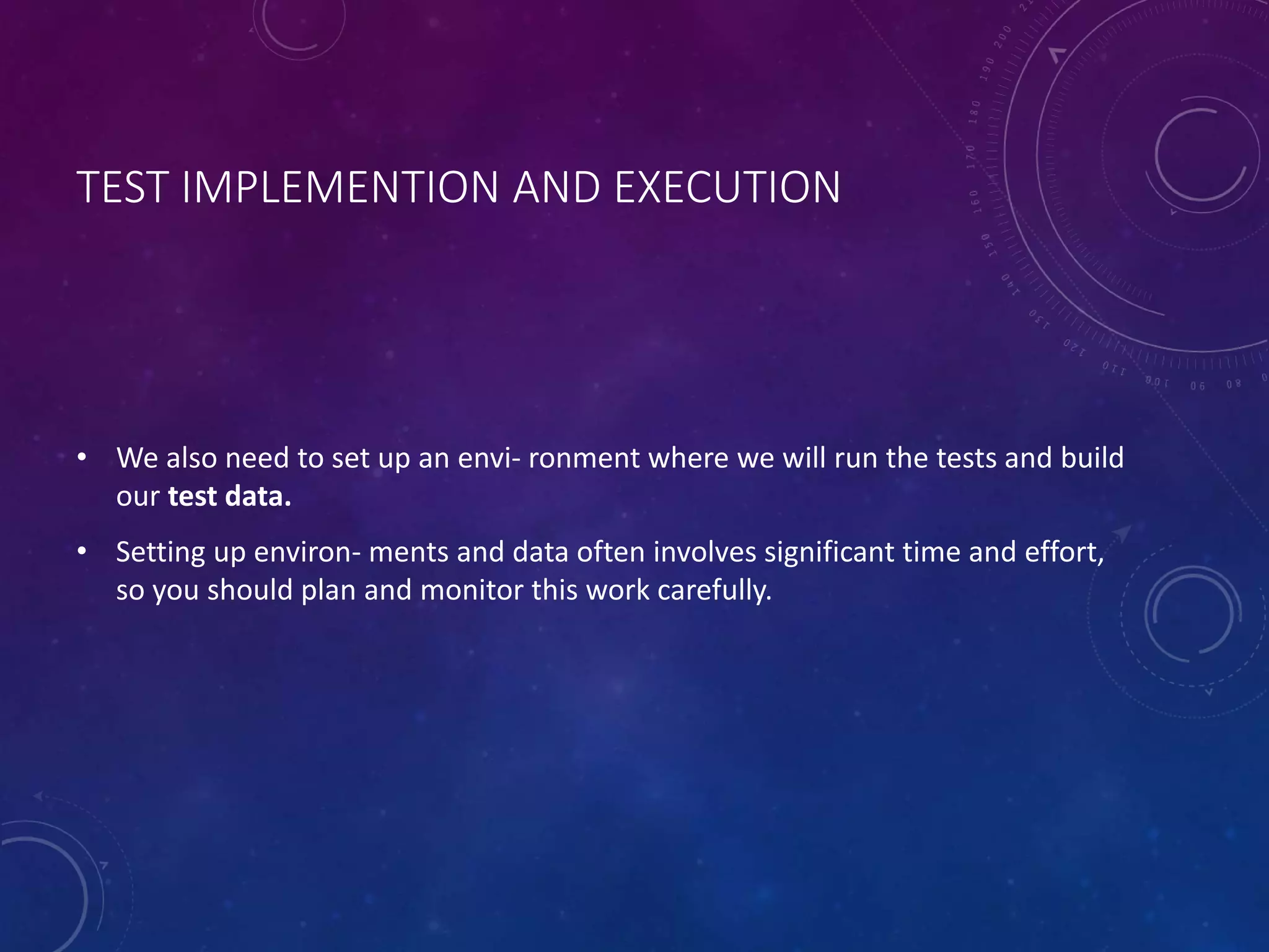 Test implementation and execution | PPTX