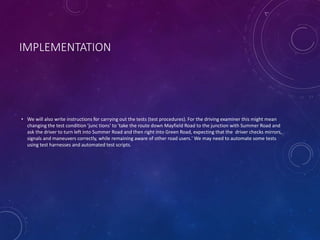 Test implementation and execution | PPTX
